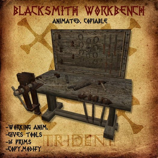 Second Life Marketplace - Blacksmith Workbench